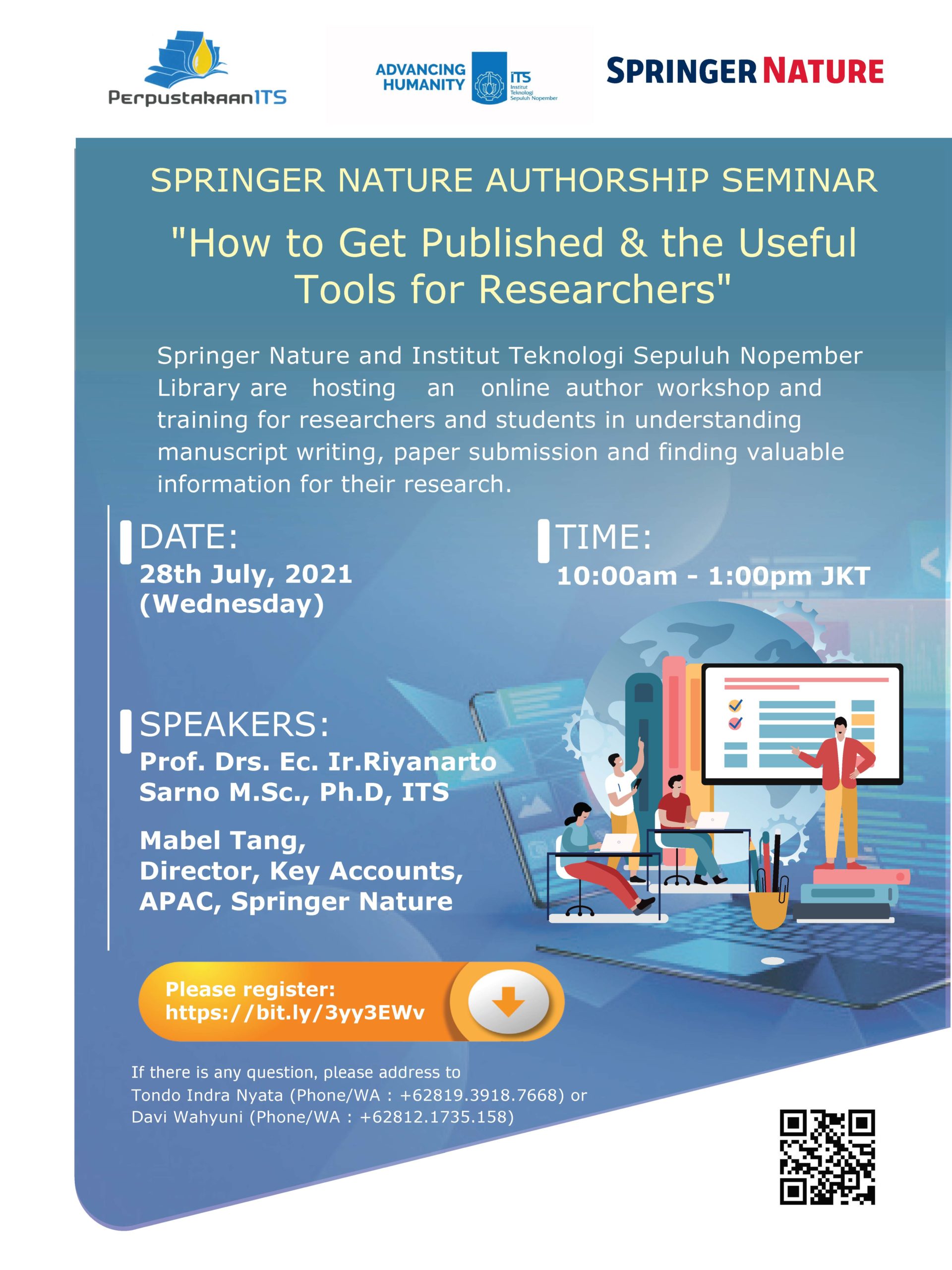 Seminar Springer Nature Authorship - Institut Teknologi Sepuluh Nopember