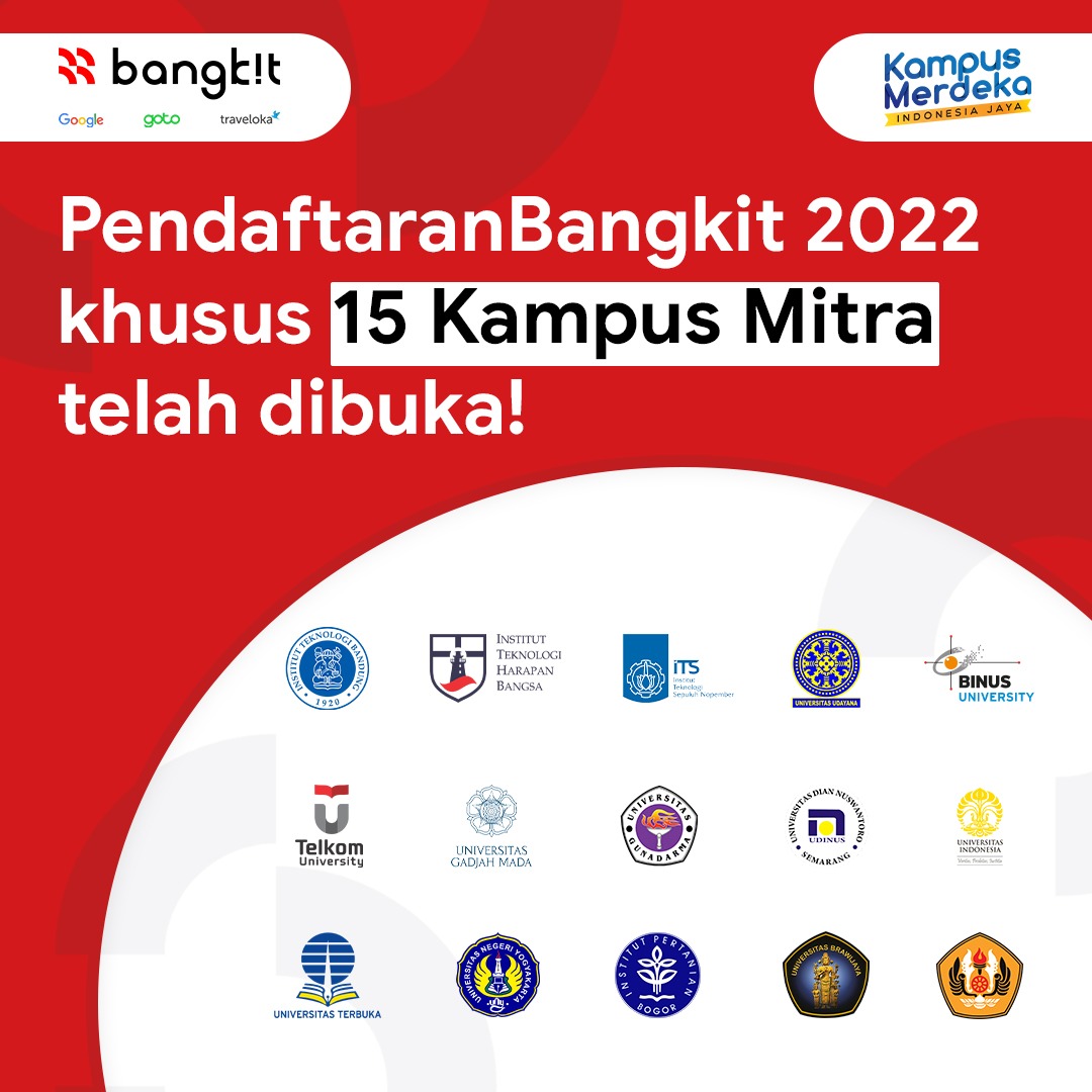 Pendaftaran : Google Bangkit 2022 - Institut Teknologi Sepuluh Nopember