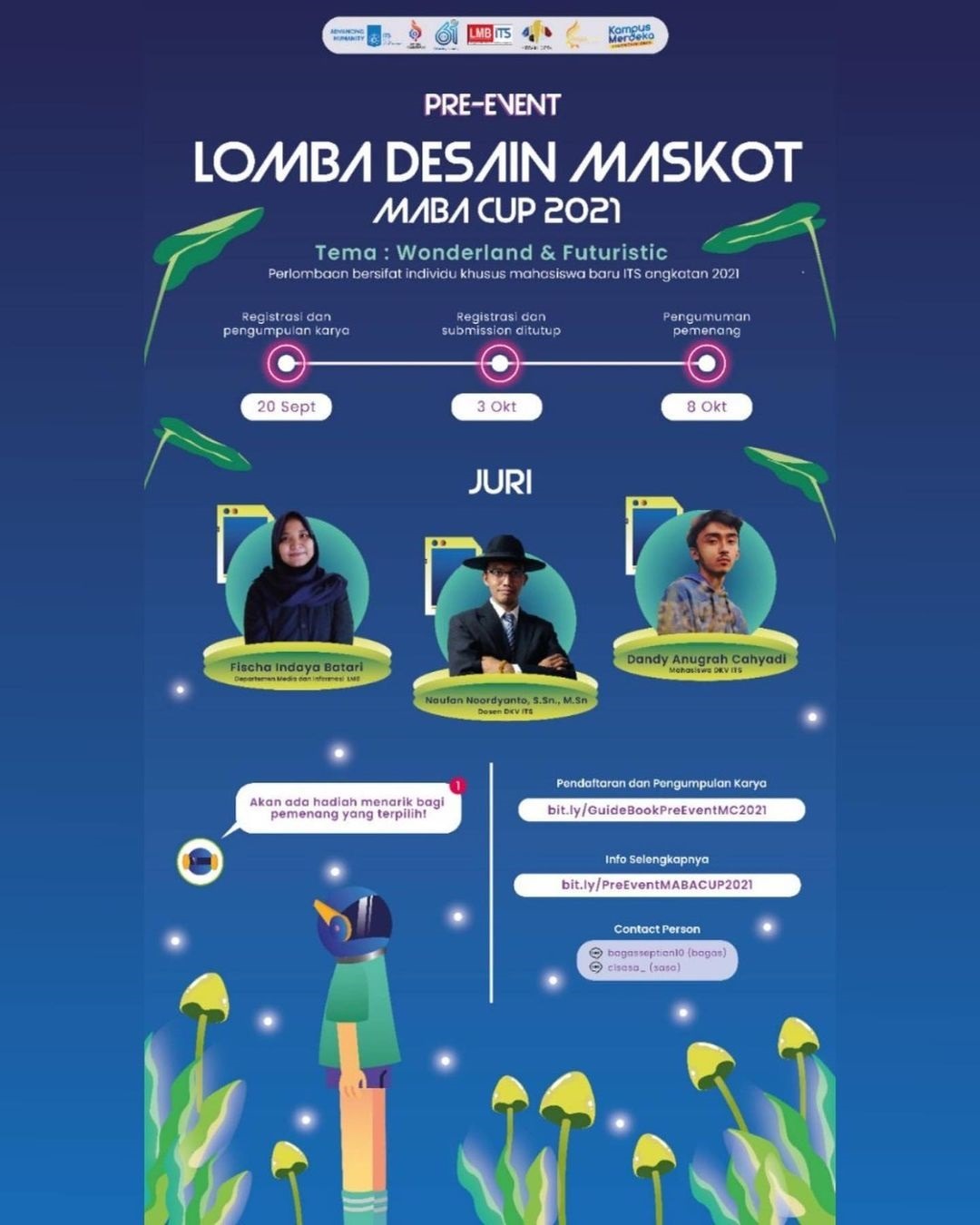 Maba Cup : Lomba Desain Maskot 2021 - Institut Teknologi Sepuluh Nopember