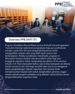 Sekolah Interdisiplin Manajemen dan Teknologi : PPB - Institut ...