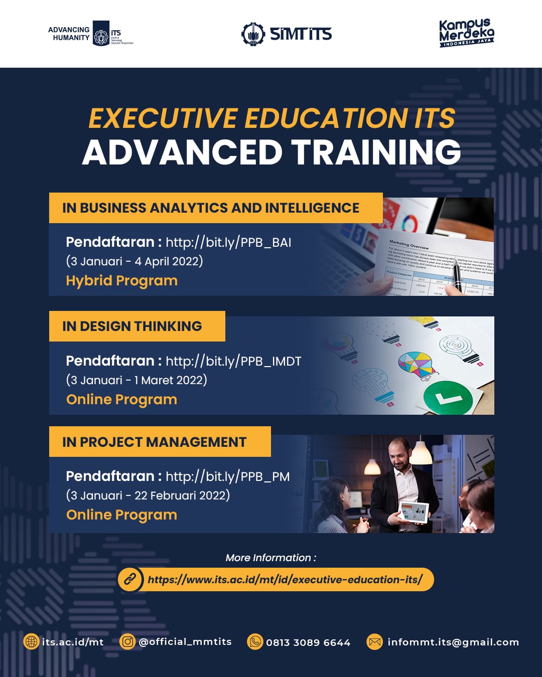 Early Bird : Executive Education Program - Institut Teknologi Sepuluh ...
