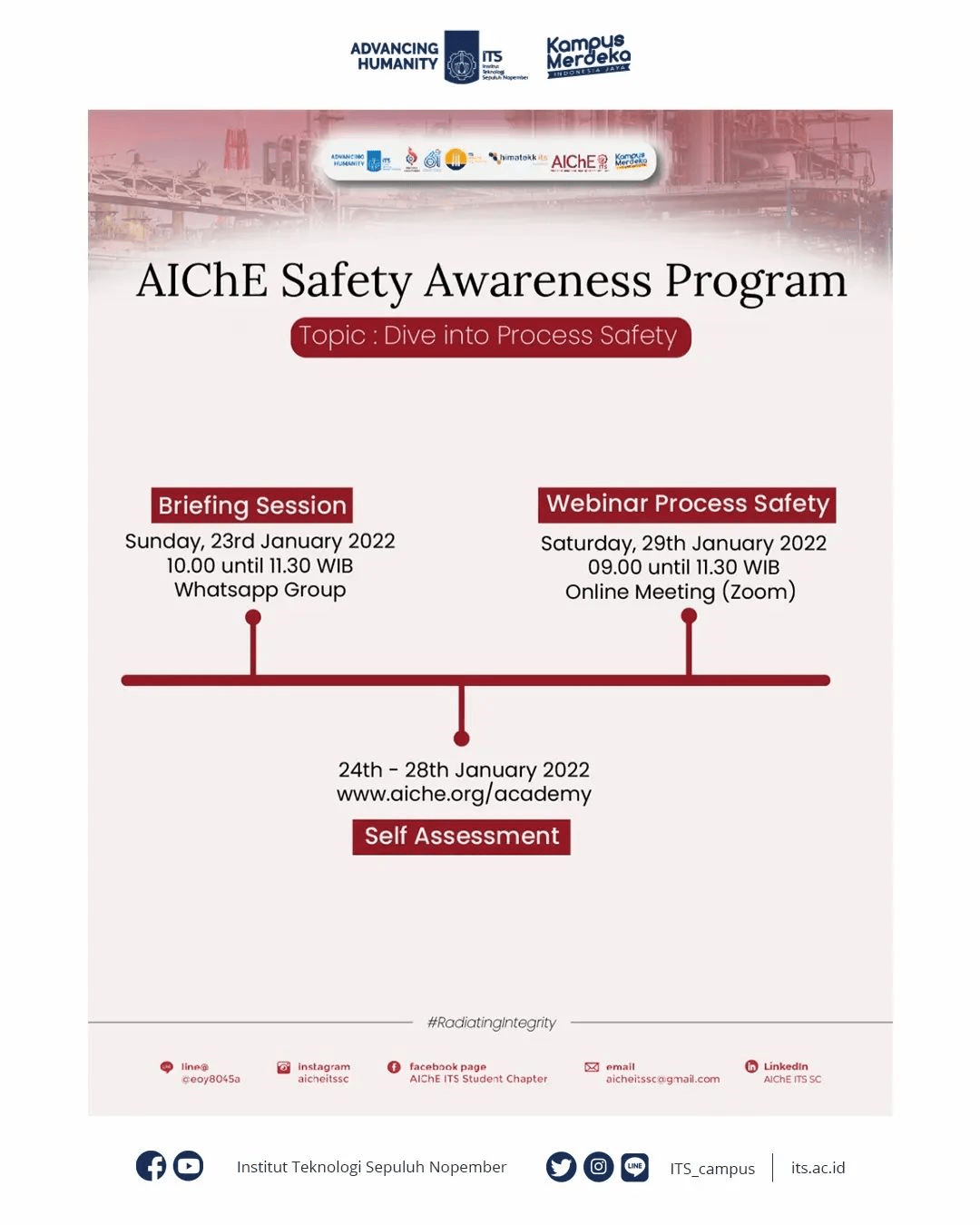 AIChE : Safety Awareness Program - Institut Teknologi Sepuluh Nopember