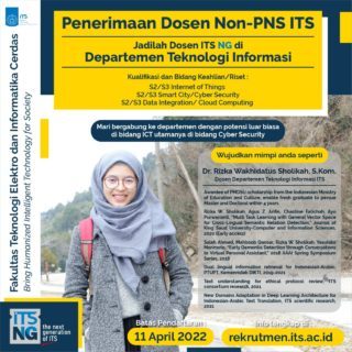 Penerimaan Dosen Baru Non-PNS di Lingkungan FTEIC ITS - Institut ...
