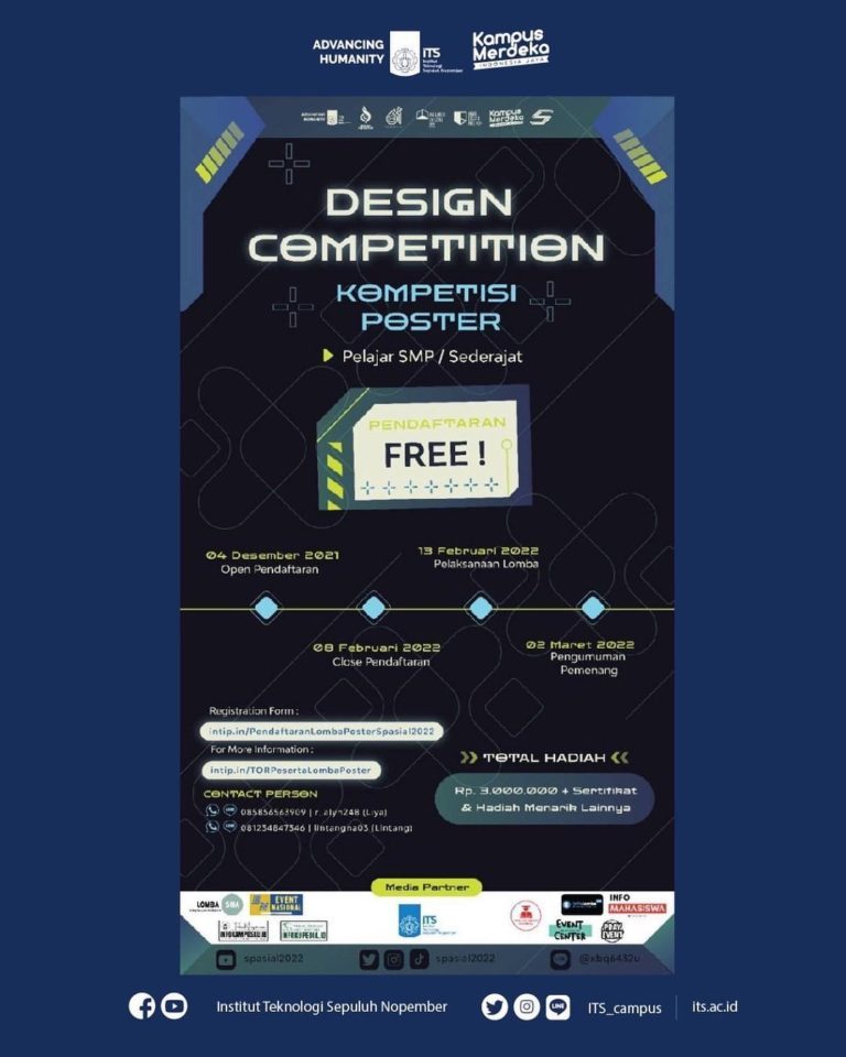 Design Competition : Kompetisi Poster - Institut Teknologi Sepuluh Nopember