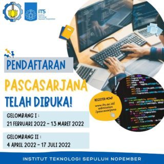 Penerimaan Mahasiswa Baru Pascasarjana ITS 2022 - Institut Teknologi Sepuluh Nopember