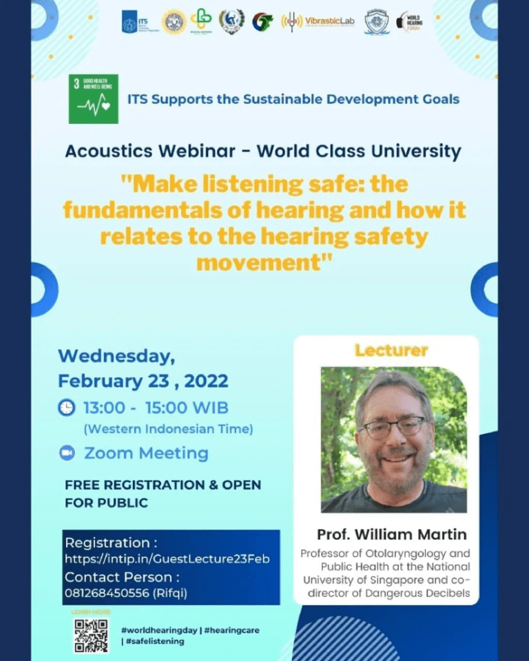 Acoustics Webinar : World Class University - Institut Teknologi Sepuluh ...