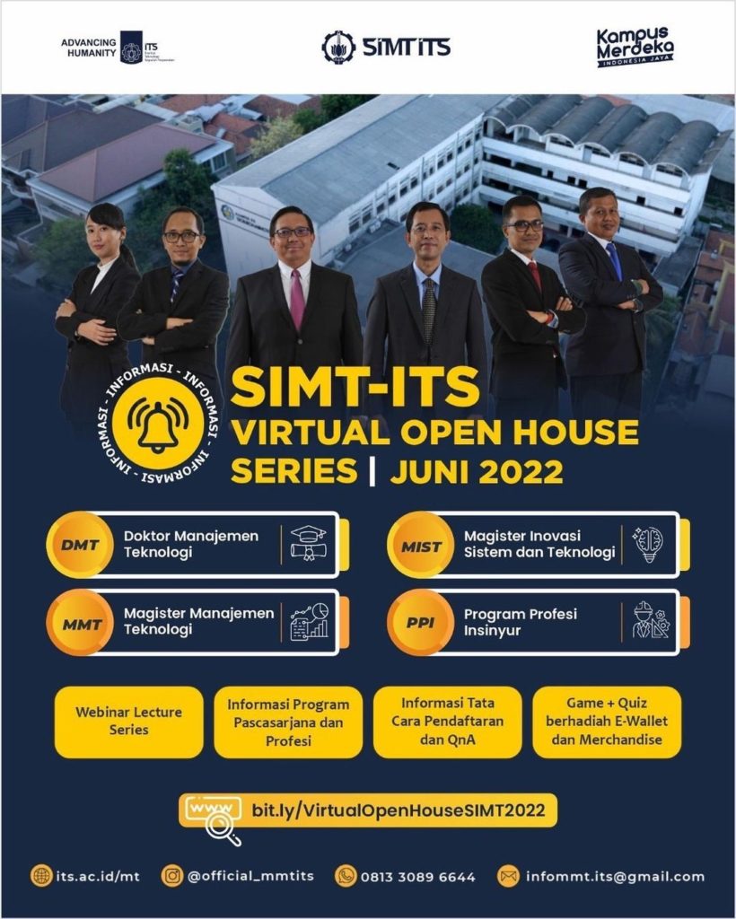 SIMT ITS : Seri Virtual Open House - Institut Teknologi Sepuluh Nopember