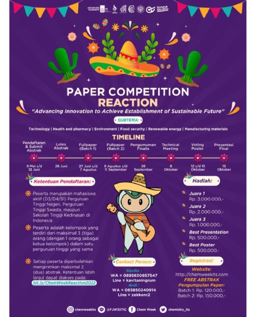 PAPER COMPETITION REACTION - Institut Teknologi Sepuluh Nopember