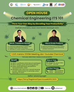 OPEN HOUSE: Chemical Engineering ITS 101 - Institut Teknologi Sepuluh ...