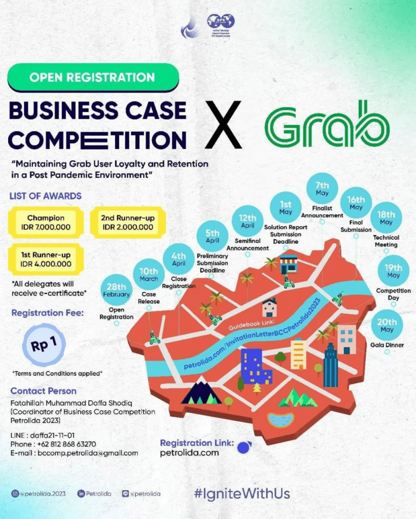 BUSINESS CASE COMPETITION X GRAB - Institut Teknologi Sepuluh Nopember