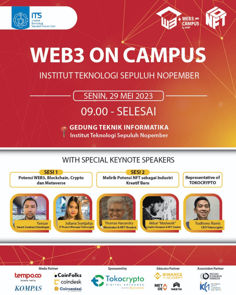 WEB3 ON CAMPUS - Institut Teknologi Sepuluh Nopember