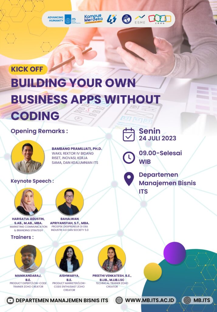 Departemen Manajemen Bisnis: Building Your Own Business Apps Without Coding - Institut Teknologi ...