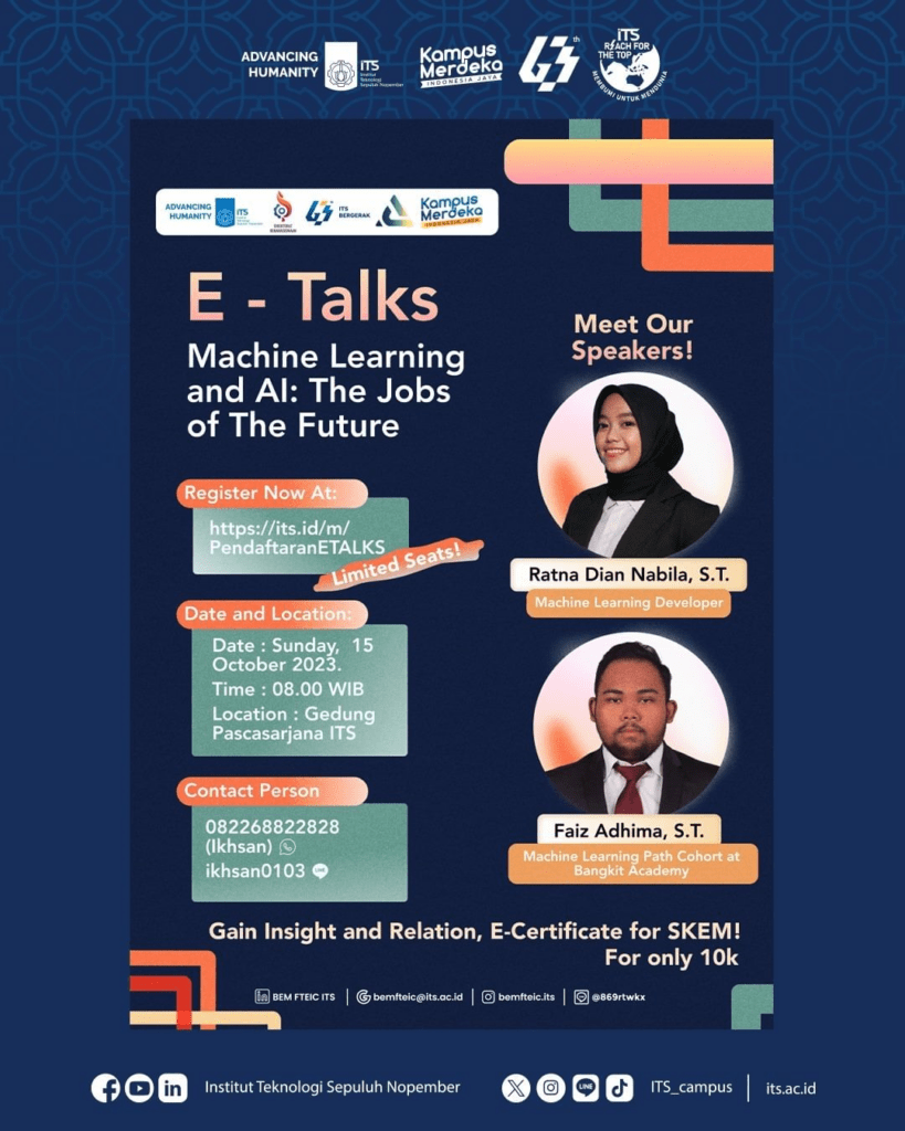 E-Talks ITS 2023 - Institut Teknologi Sepuluh Nopember
