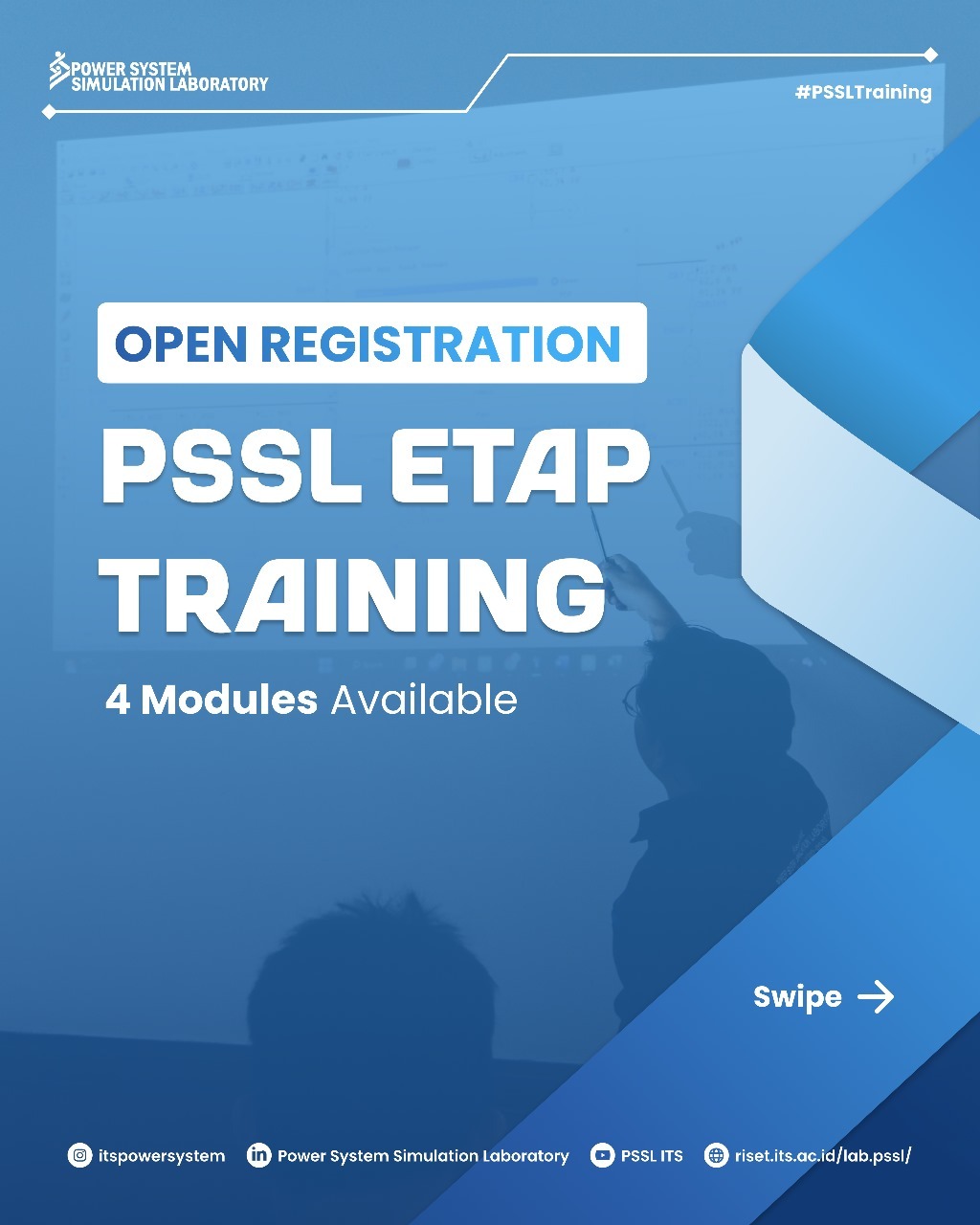 Registrasi Terbuka : PSSL ETAP Training - Institut Teknologi Sepuluh Nopember