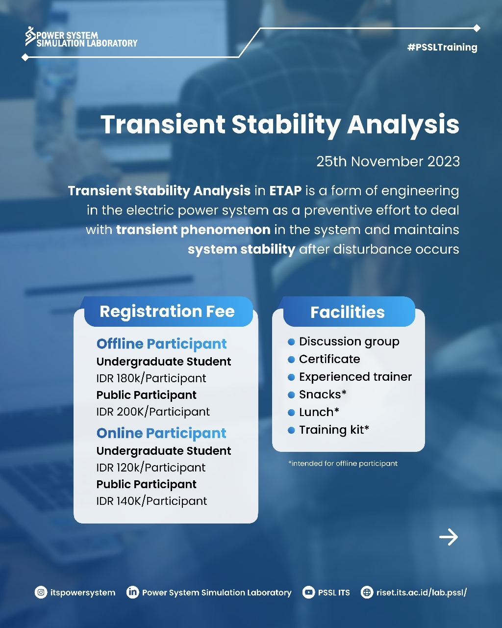 Registrasi Terbuka : PSSL ETAP Training - Institut Teknologi Sepuluh ...