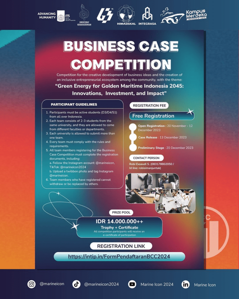 Business Case Competition 2023 - Institut Teknologi Sepuluh Nopember