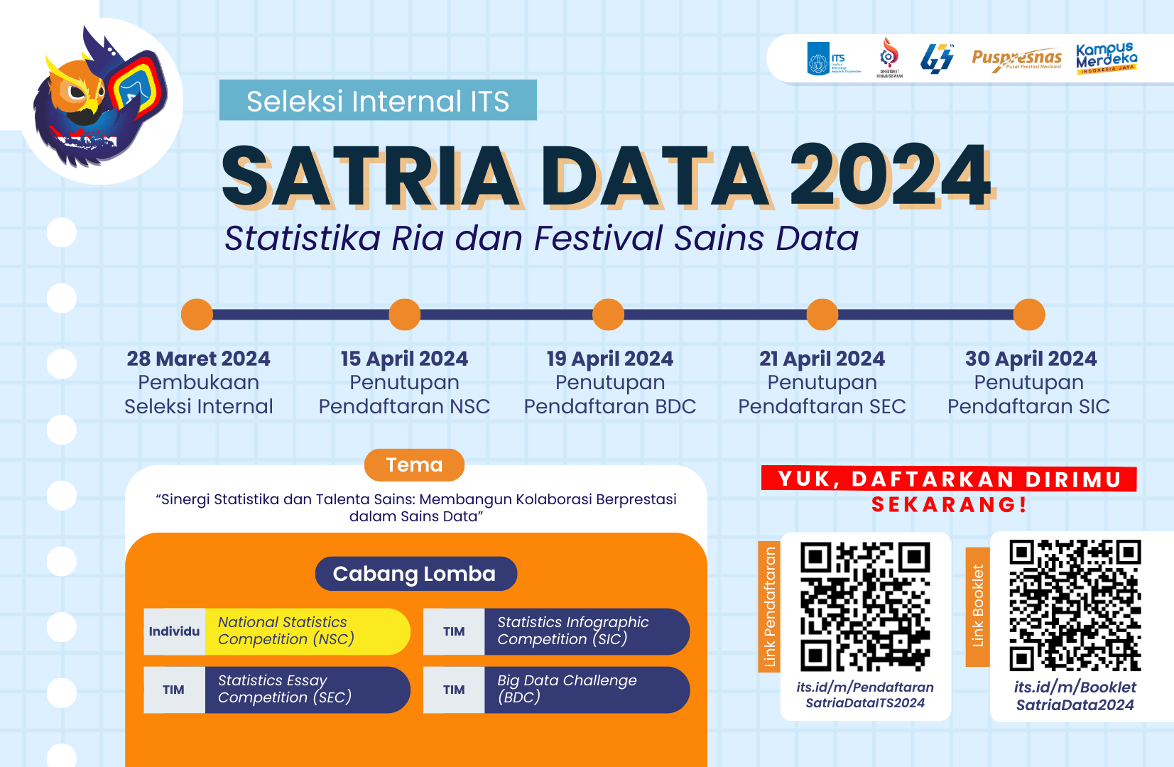 Seleksi Internal : SATRIA DATA ITS 2024 - Institut Teknologi Sepuluh ...
