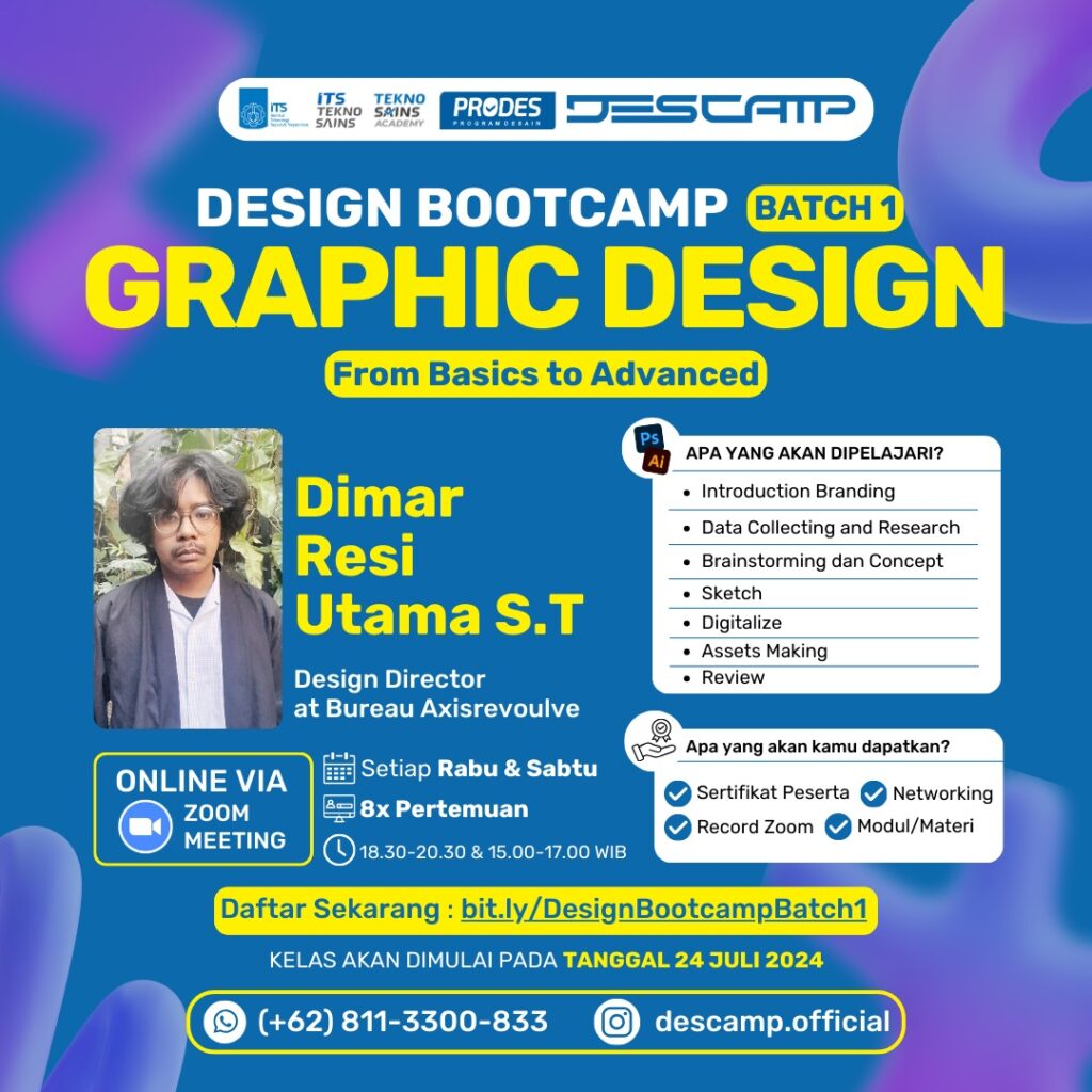 Design Bootcamp Gelombang 1 : Desain Grafis - Institut Teknologi Sepuluh Nopember