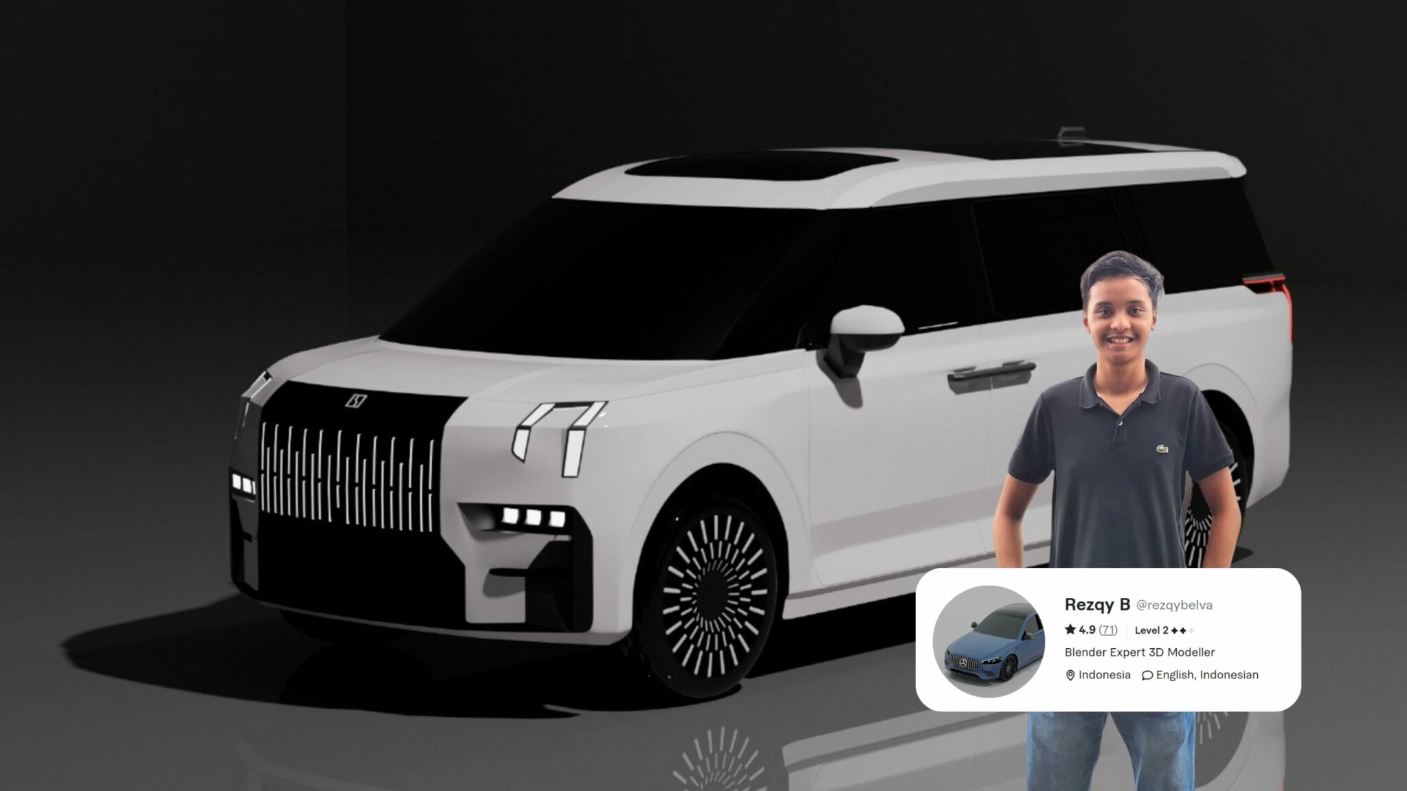Dari Hobi Jadi Cuan: Perjalanan Egan Bangun Bisnis 3D Modeling Mobil ...