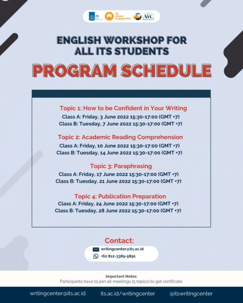 General Workshop - ITS Academic Writing Center