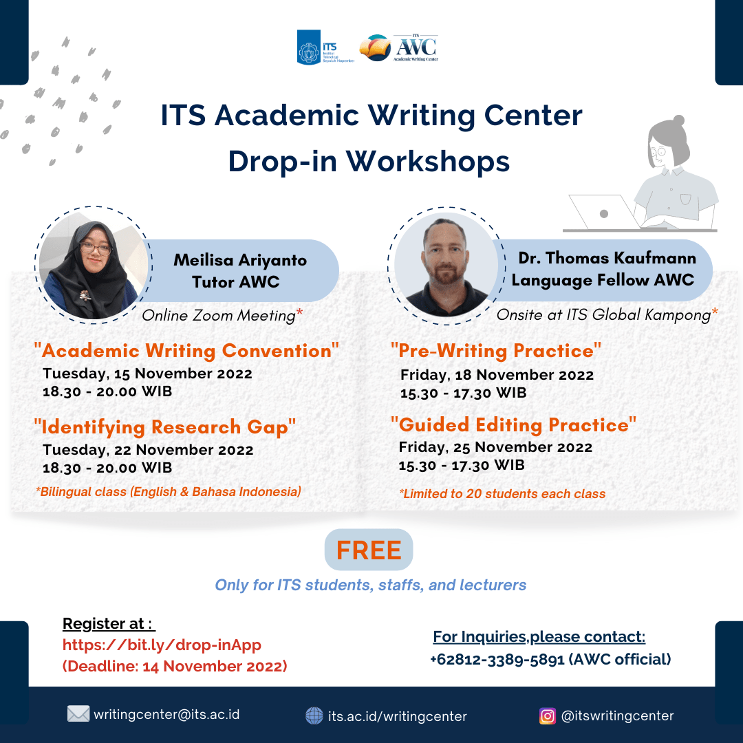 Drop-in Workshop - ITS Academic Writing Center