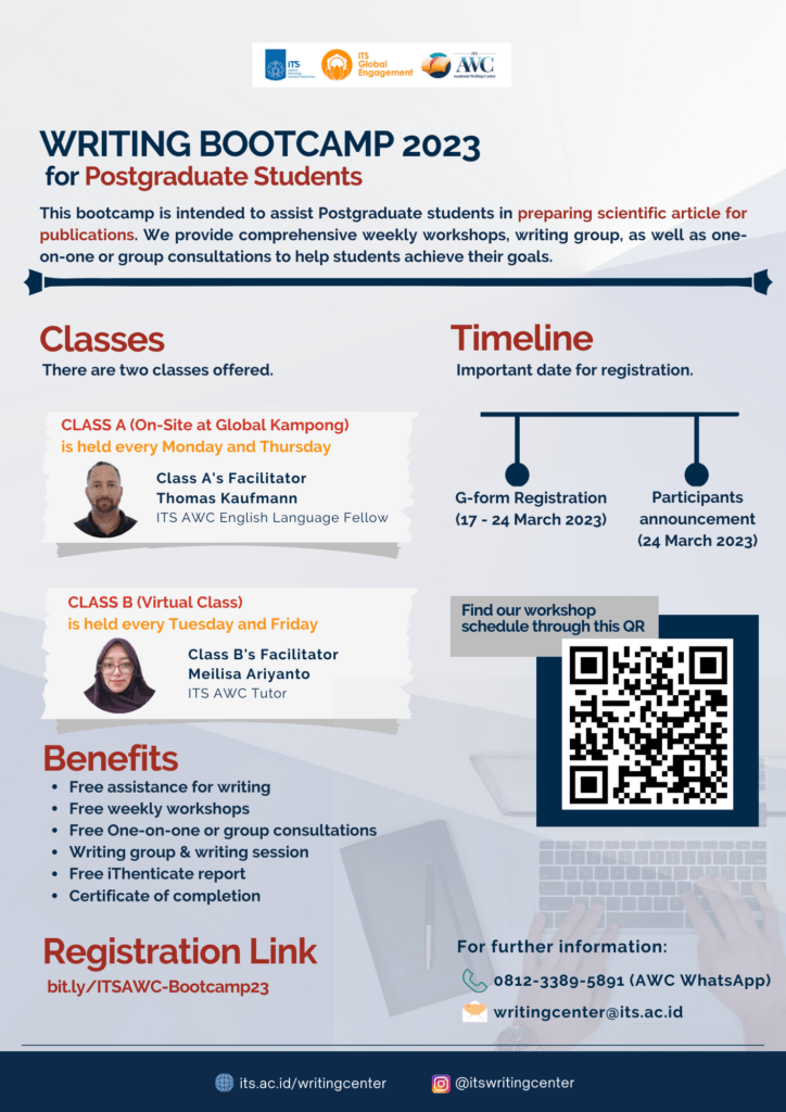 Writing Bootcamp - ITS Academic Writing Center