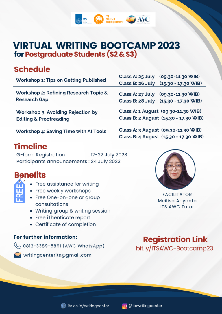 Writing Bootcamp - ITS Academic Writing Center