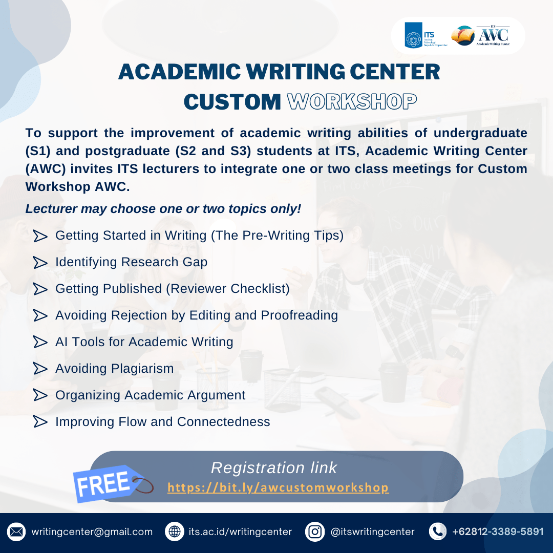 Custom Workshop - ITS Academic Writing Center