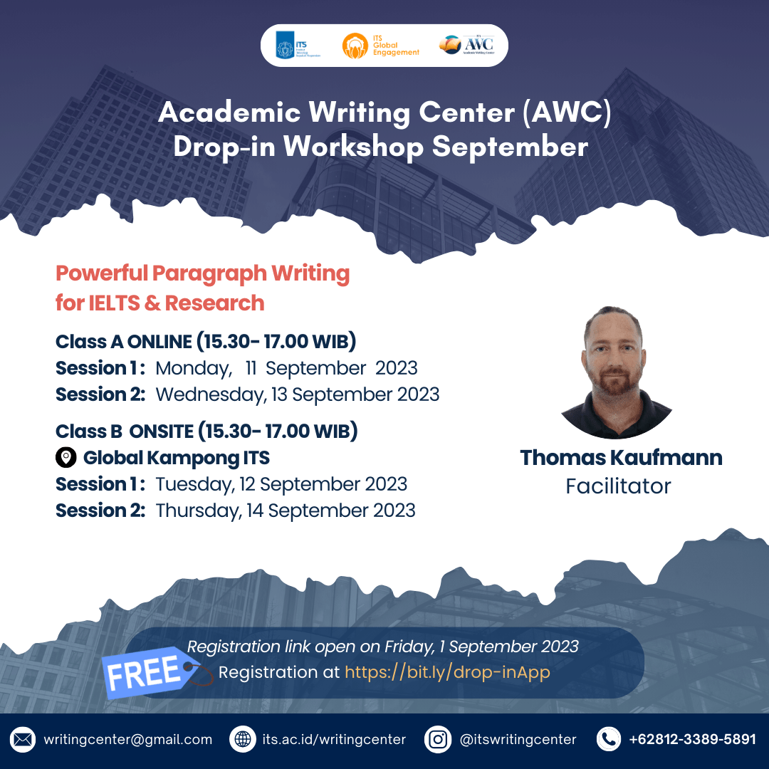 Drop-in Workshop - ITS Academic Writing Center