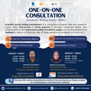 One-on-One Consultation - ITS Academic Writing Center